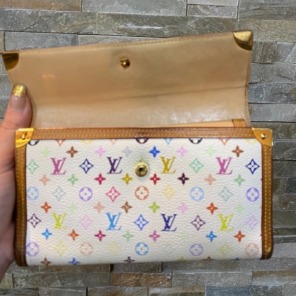 Louis Vuitton | Bags | Louis Vuitton Multicolor International Wallet ...